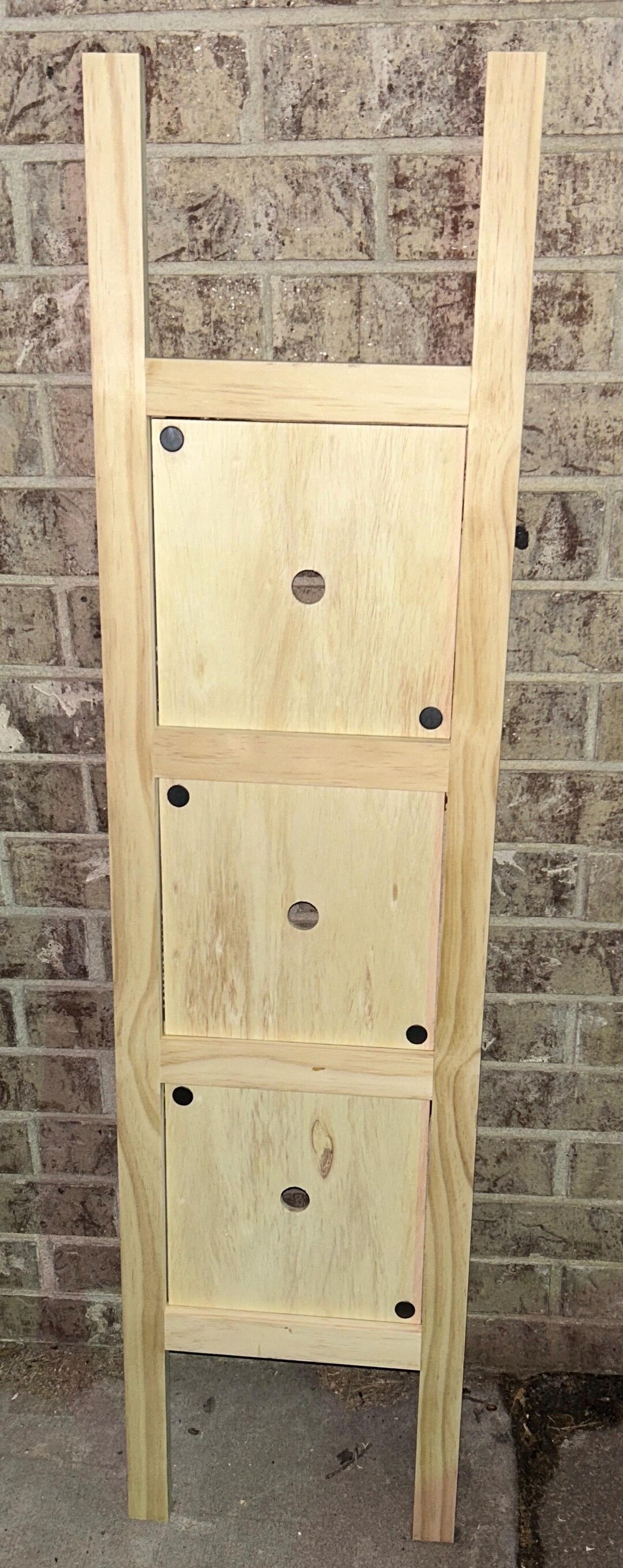 DIY Interchangeable Ladder Kit: Unpainted Wood, 3 Blank Tiles - Etsy