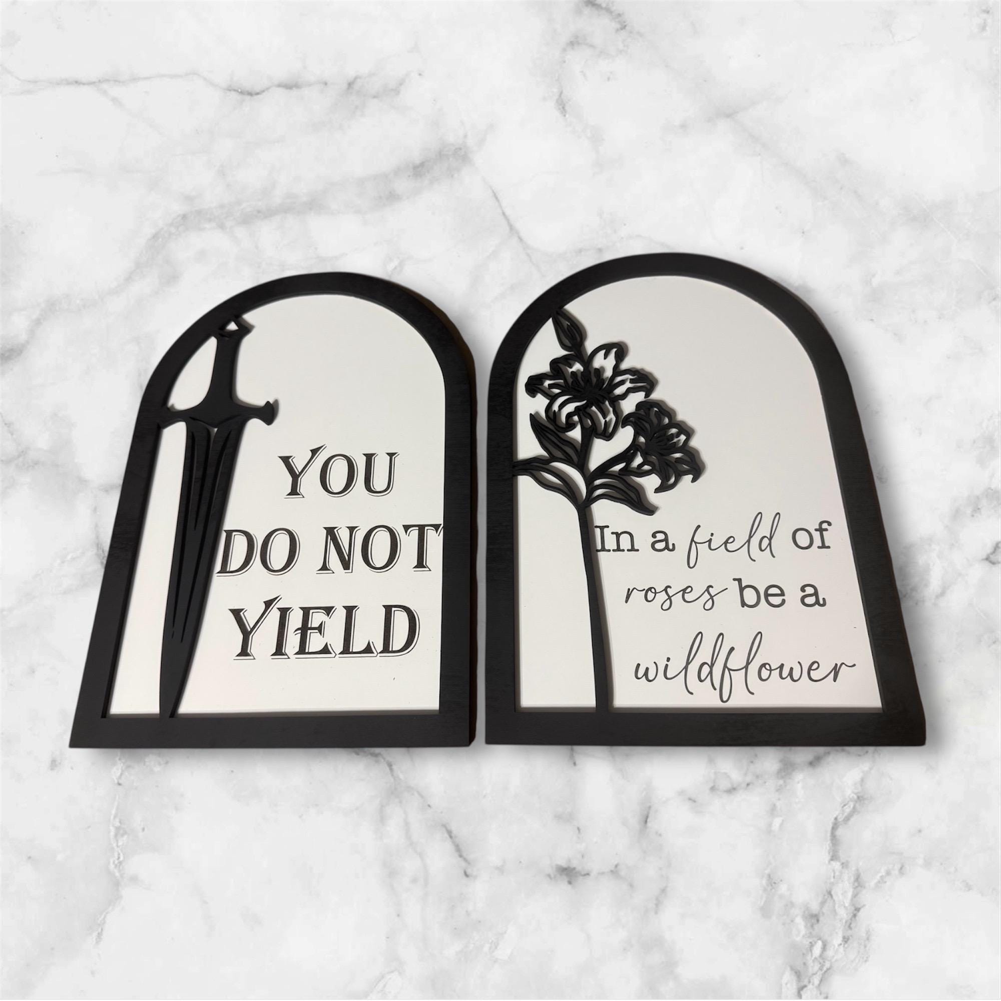 Book Nook Sign: Fantasy Book Inspired Decor (8x11.5 In) - Etsy