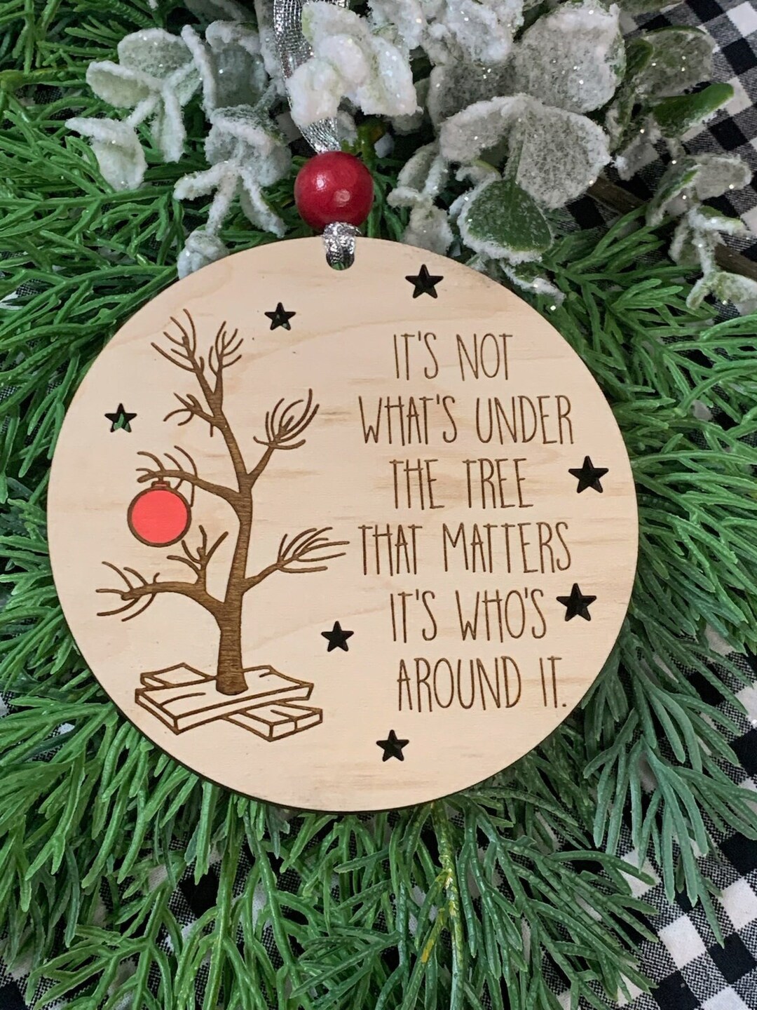 It's Not What's Under the Tree Ornament / Charlie Brown Ornament ...