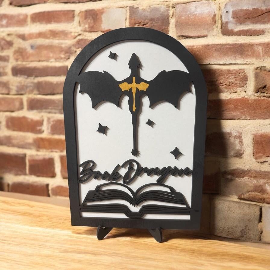 Book Nook Sign: Fantasy Book Inspired Decor (8x11.5 In) - Etsy