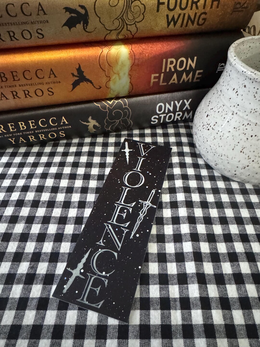 Engraved Acrylic Bookmark: Fourthwing Inspired Book Quote - Etsy