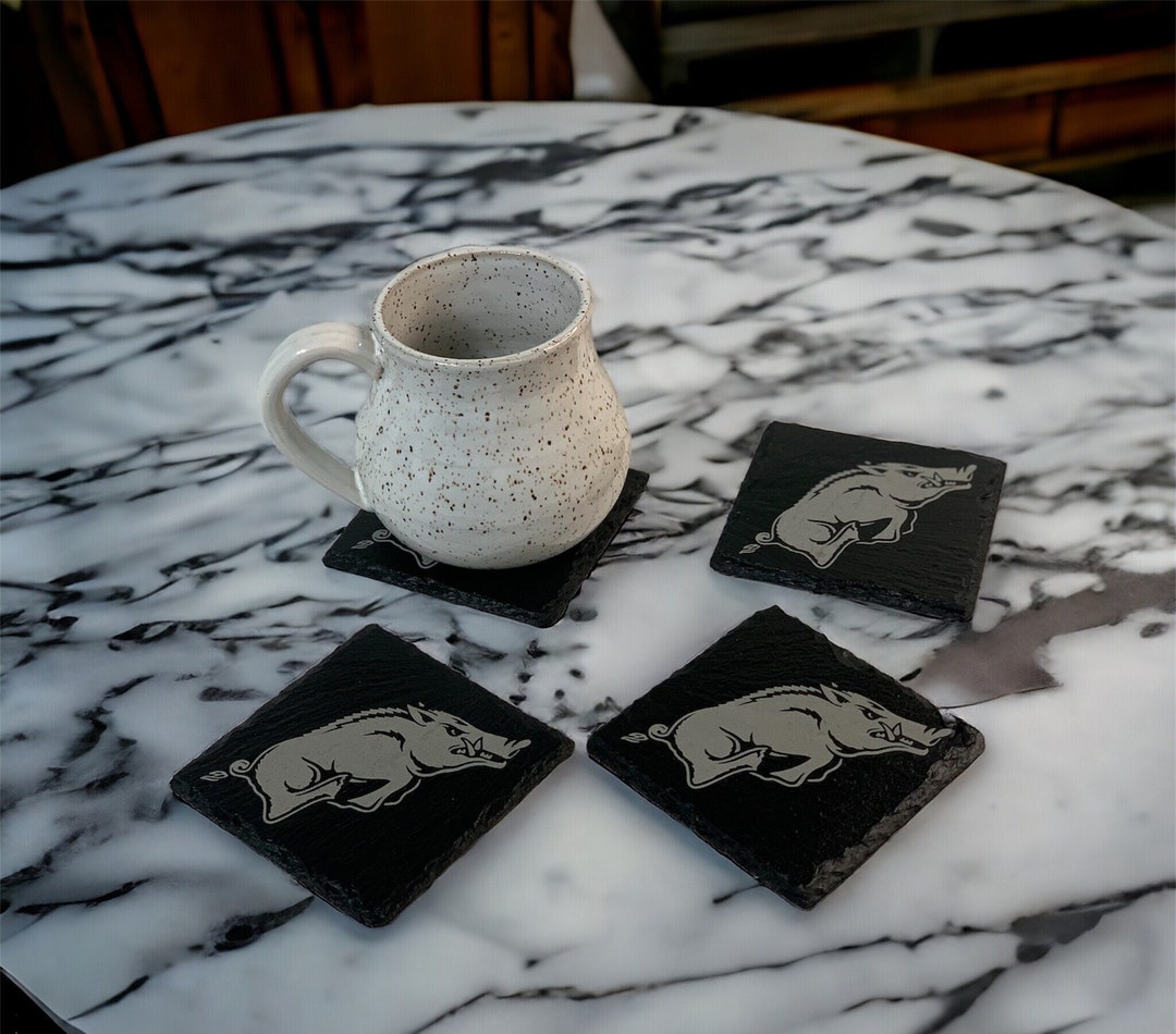 Razorback Slate Coasters - Etsy