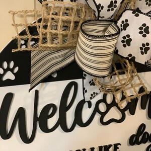 Welcome Hope You Like Dogs Door Hangers Front Door Decor - Etsy