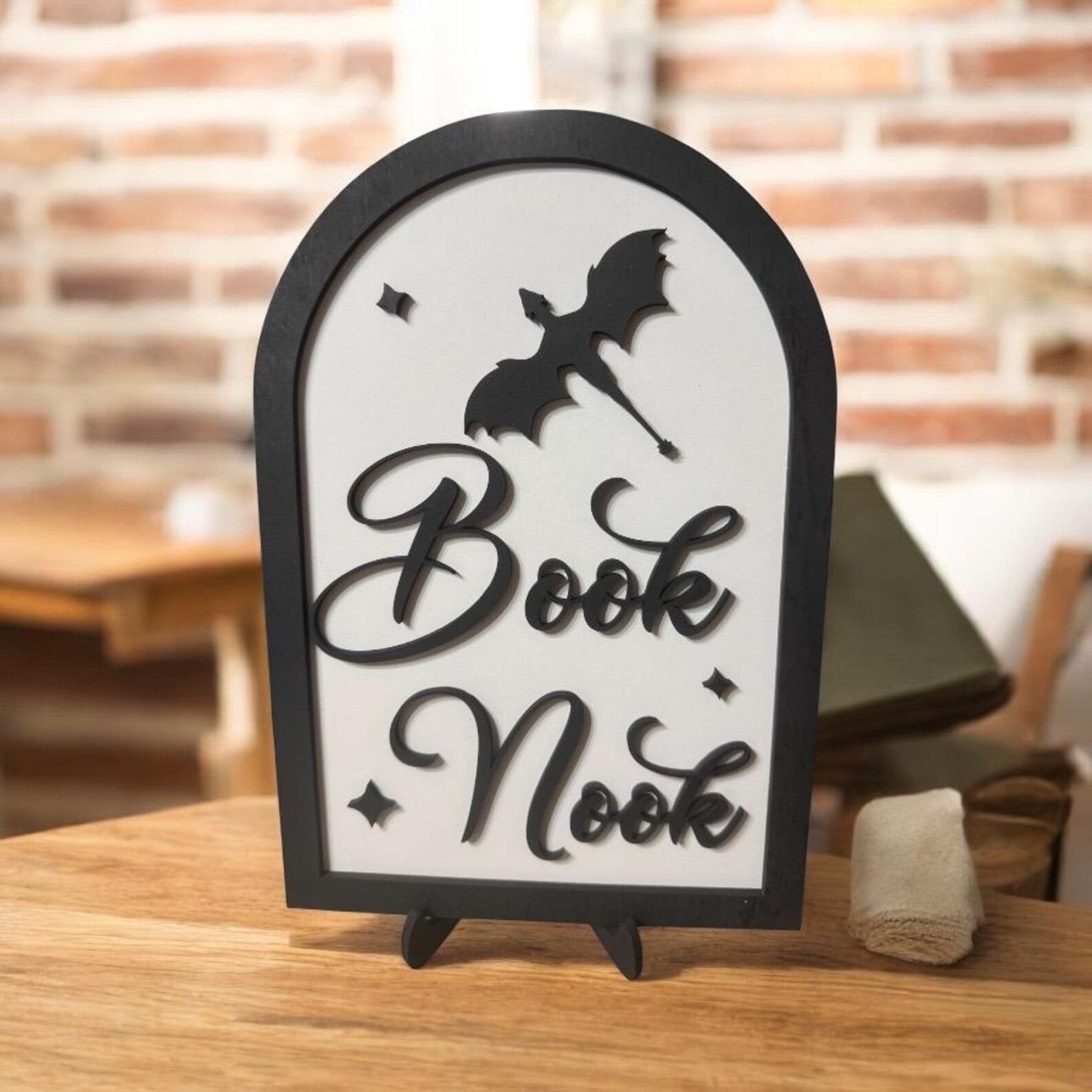 Book Nook Sign: Fantasy Book Inspired Decor (8x11.5 In) - Etsy
