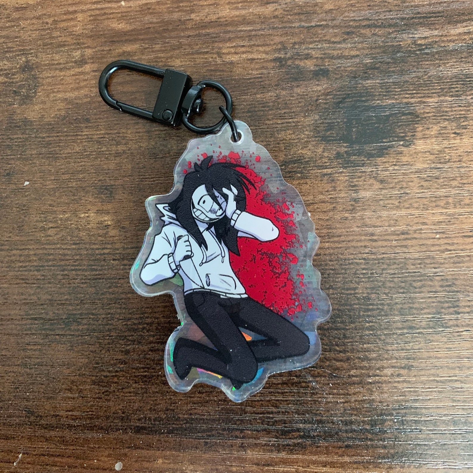 Jeff the Killer Keychain Charm - Etsy
