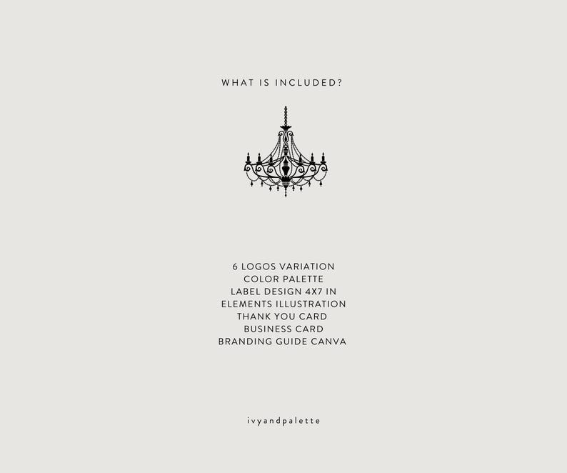 Premade Logo Design: Classy Minimal Branding Kit, Business Card - Etsy