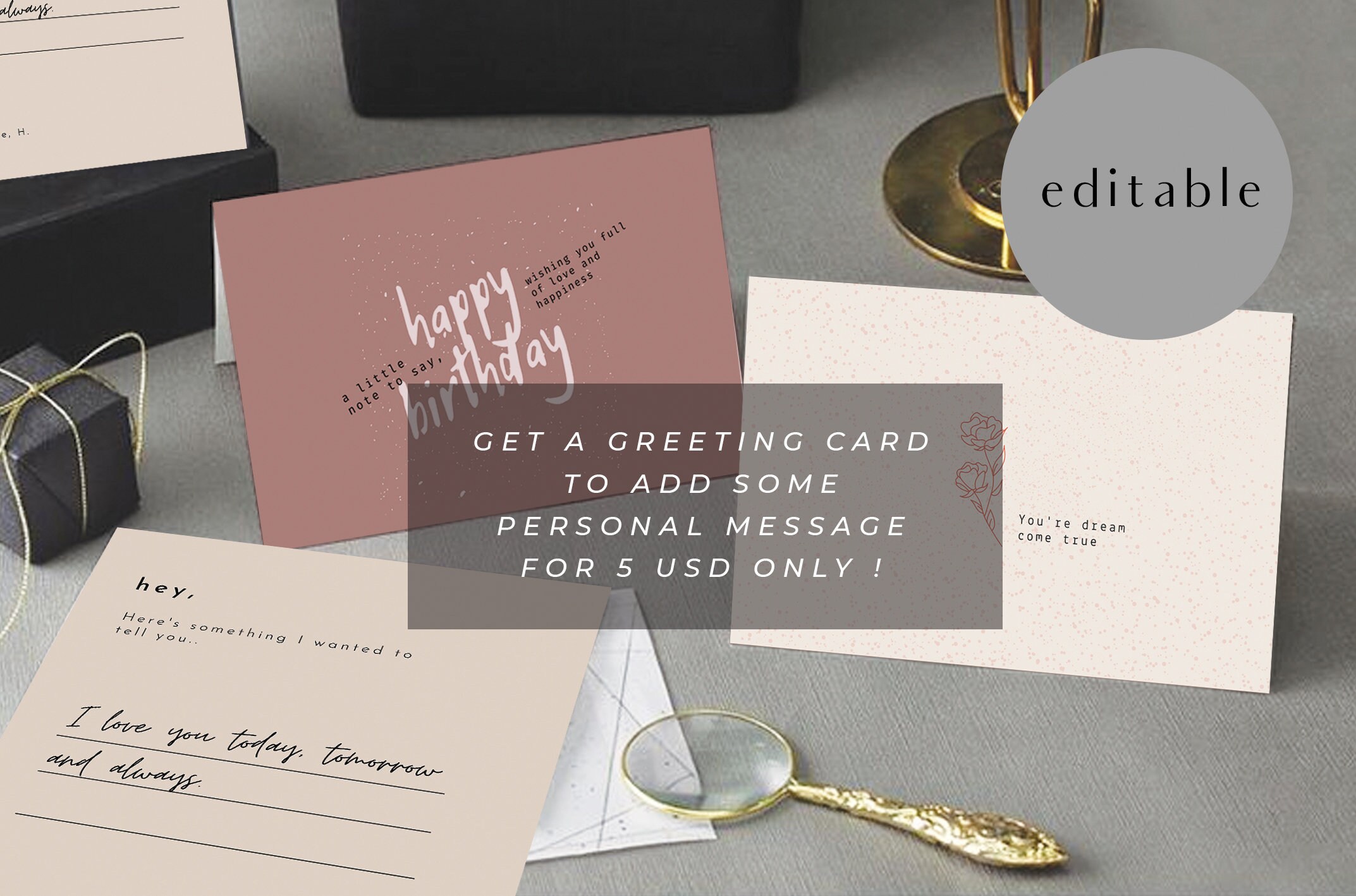 Custom Thank You For Your Order Cards Template Card Thank You | Etsy