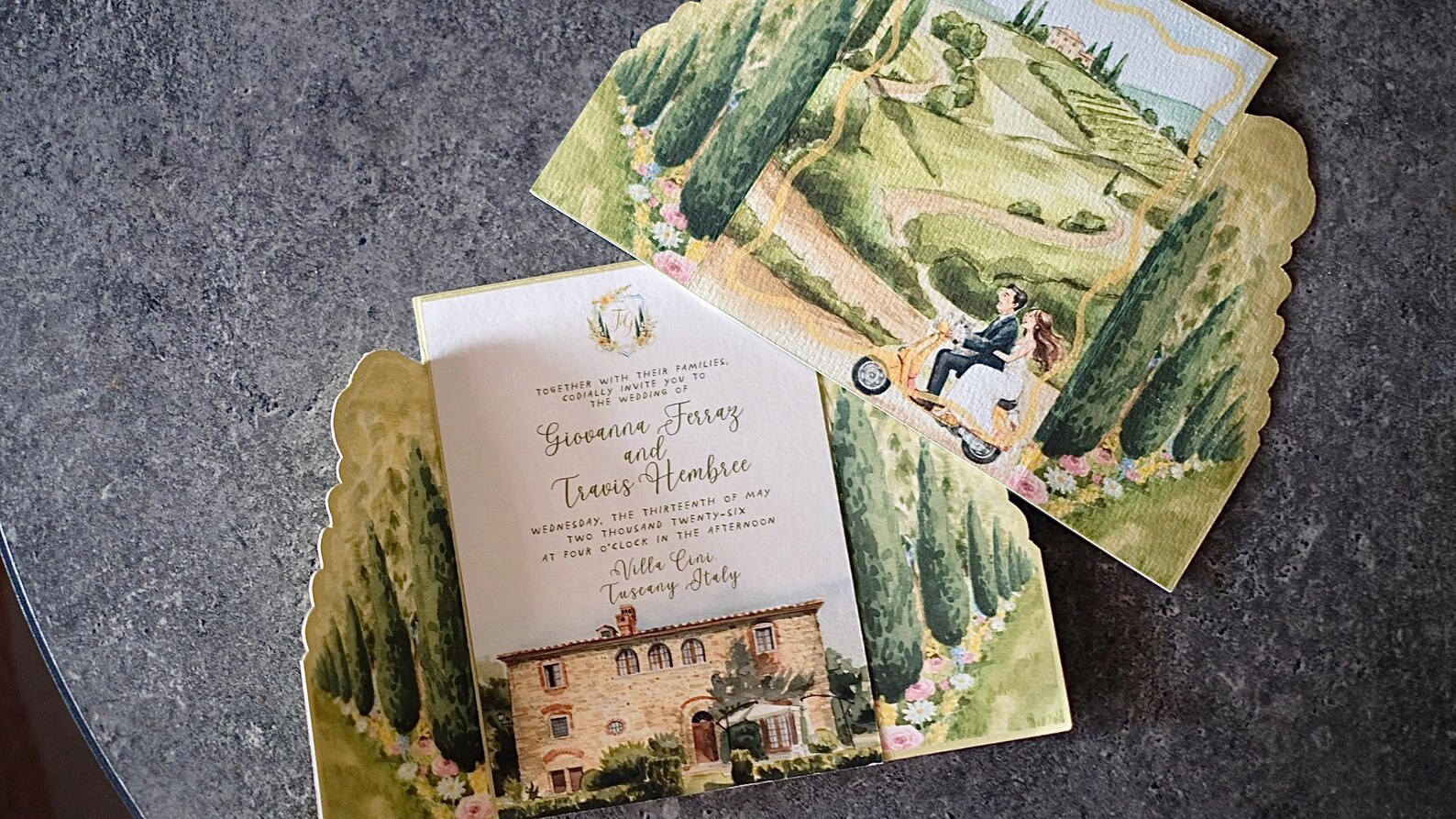 Wedding Invitation Suite - on the Day Stationery Fine Art Printing ...