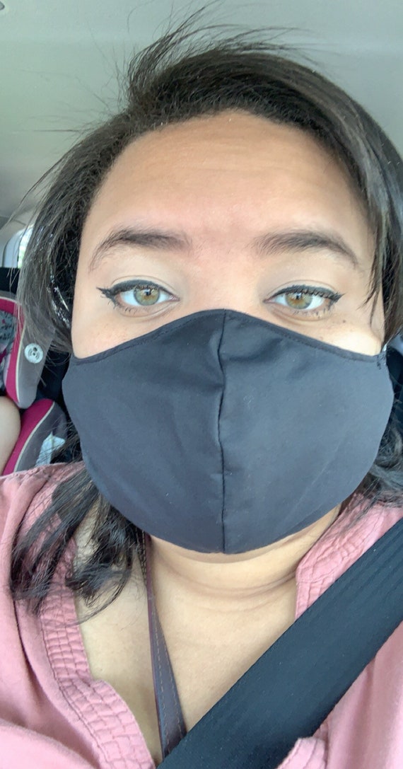 Over the Head Face Mask Adult Face Mask With Filter Pocket | Etsy