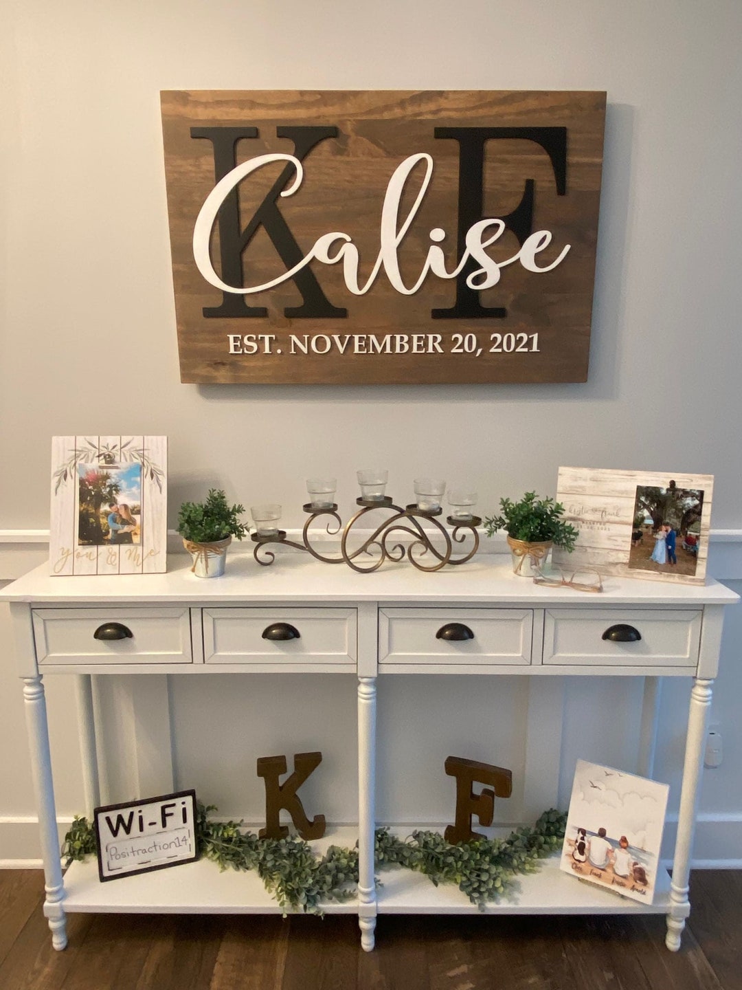 Custom Wedding Sign Layered Wood Wedding Sign Custom 3D Wedding Welcome ...