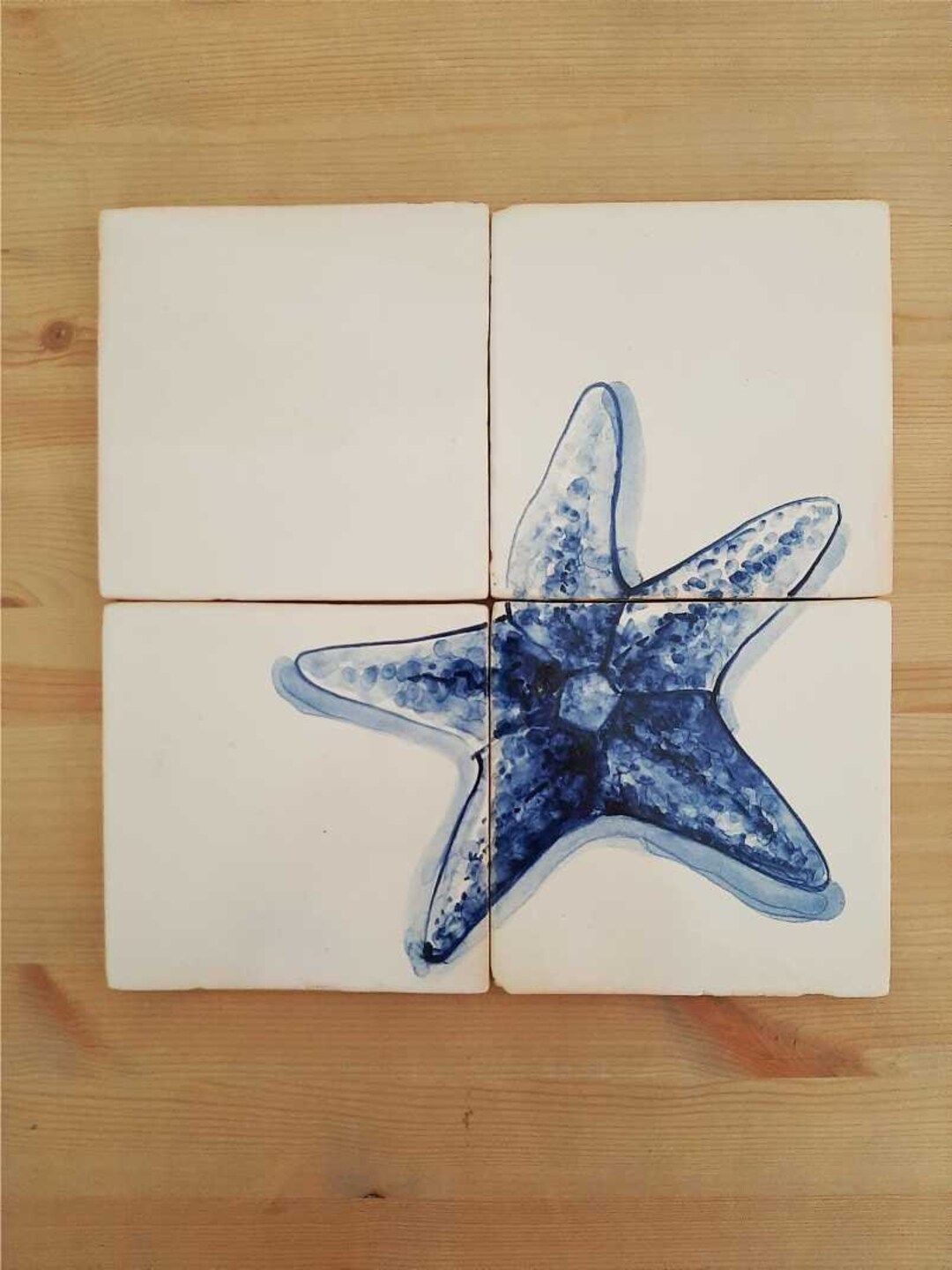 Starfish, Tile Panel, Portuguese Tiles, Decorative Tile Panel, Sea ...