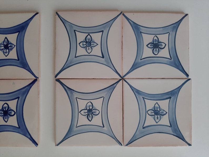 Sample Portuguese Tiles Backsplash Hand Painted Tiles - Etsy