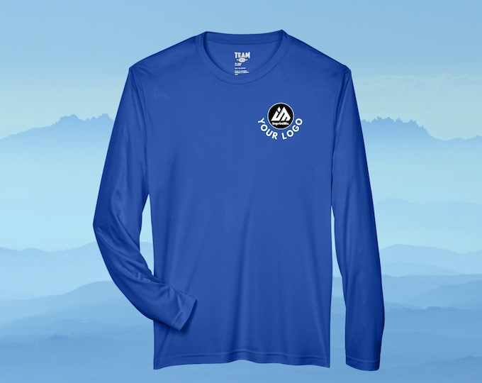 Custom Performance Shirt Long Sleeve Sport T Shirt Custom Poly Shirt ...