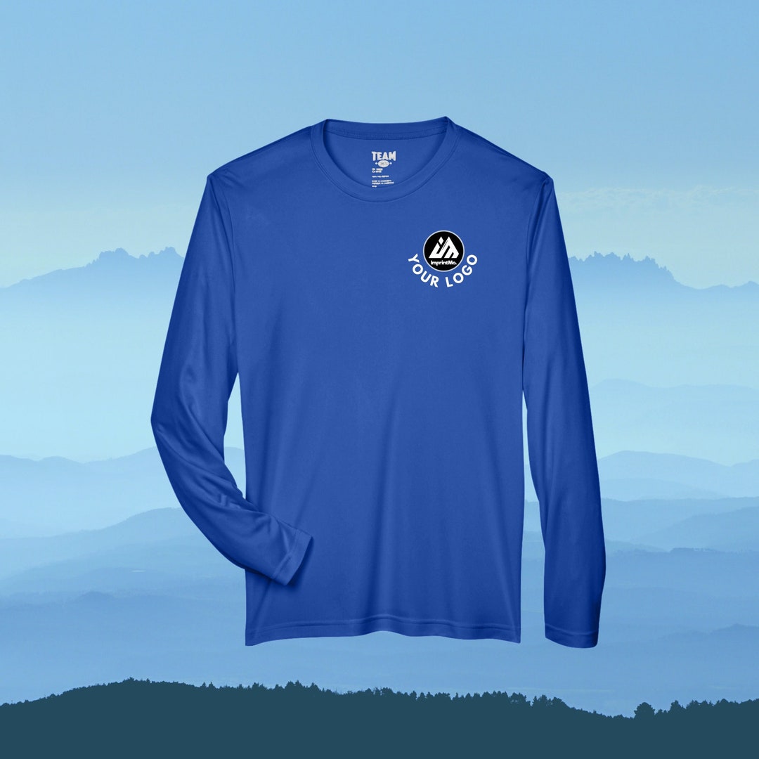 Custom Performance Shirt Long Sleeve Sport T Shirt Custom Poly Shirt ...