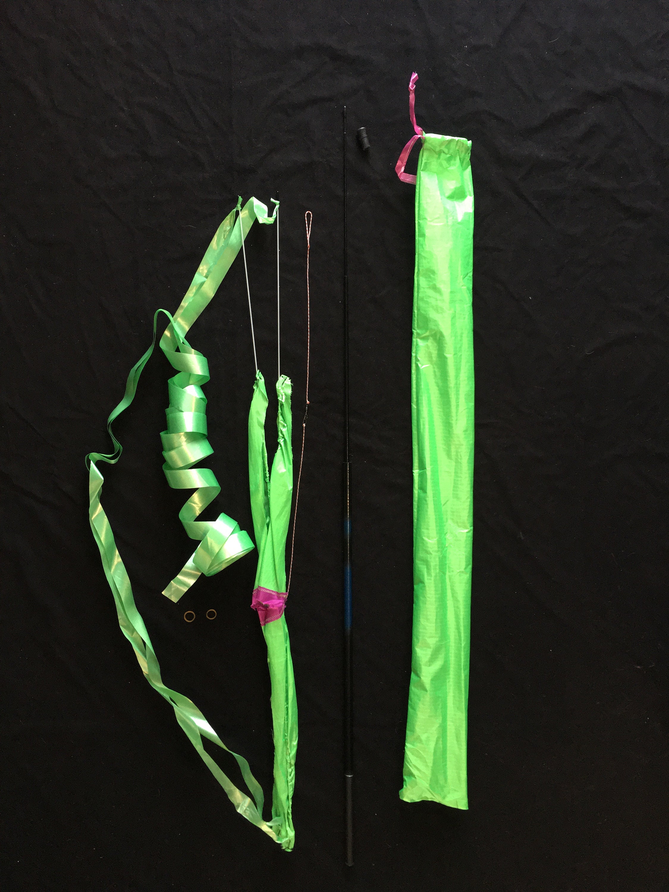 HypnoticBloom Spinning Kite mit Angelrohr | Etsy