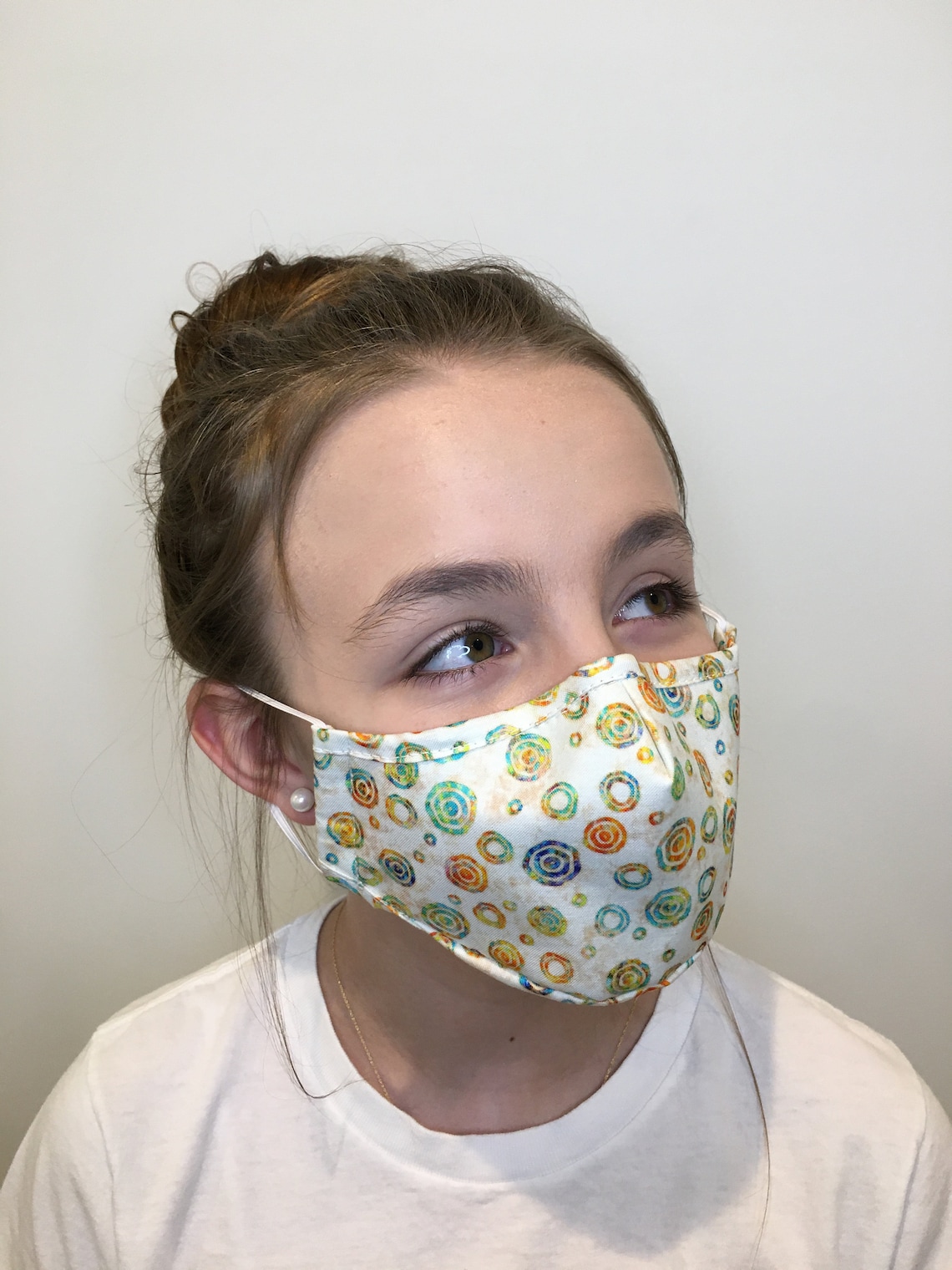 Face Mask for Kids White Dots Premium | Child Face Mask | Washable ...