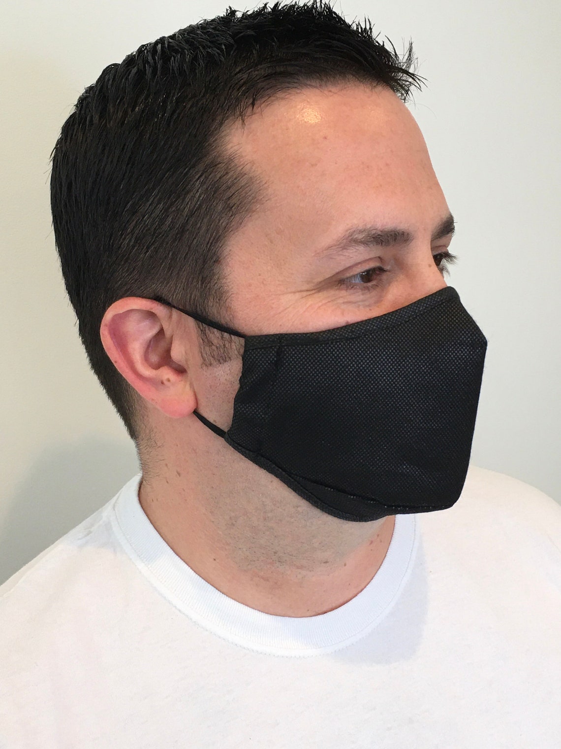 Men's Face Mask | Black Face Mask for Men Premium | Polypropylene ...