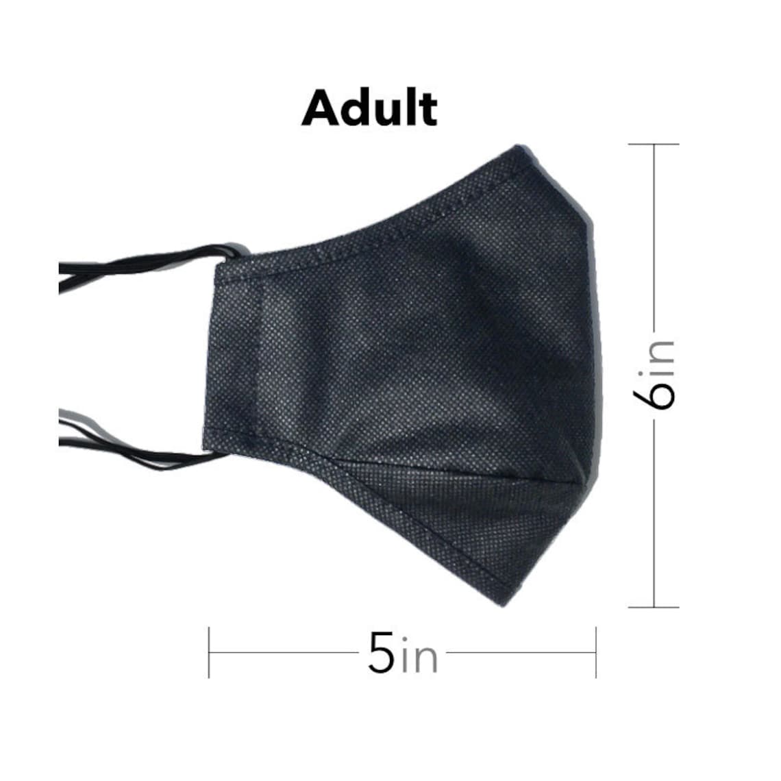 Men's Face Mask | Black Face Mask for Men Premium | Polypropylene ...