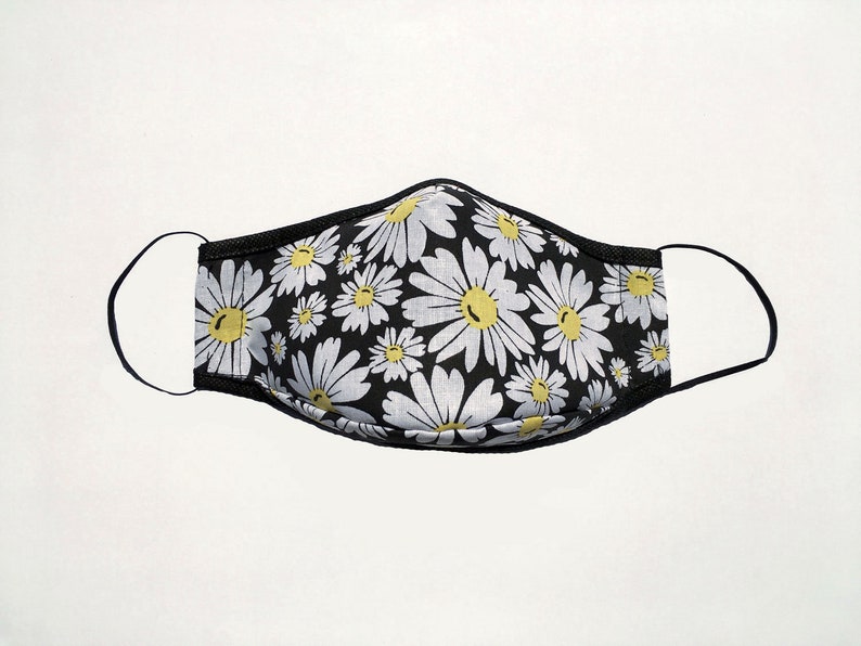 Daisy Face Mask for Women Premium | Daisy Flower Face Mask | Daisy ...