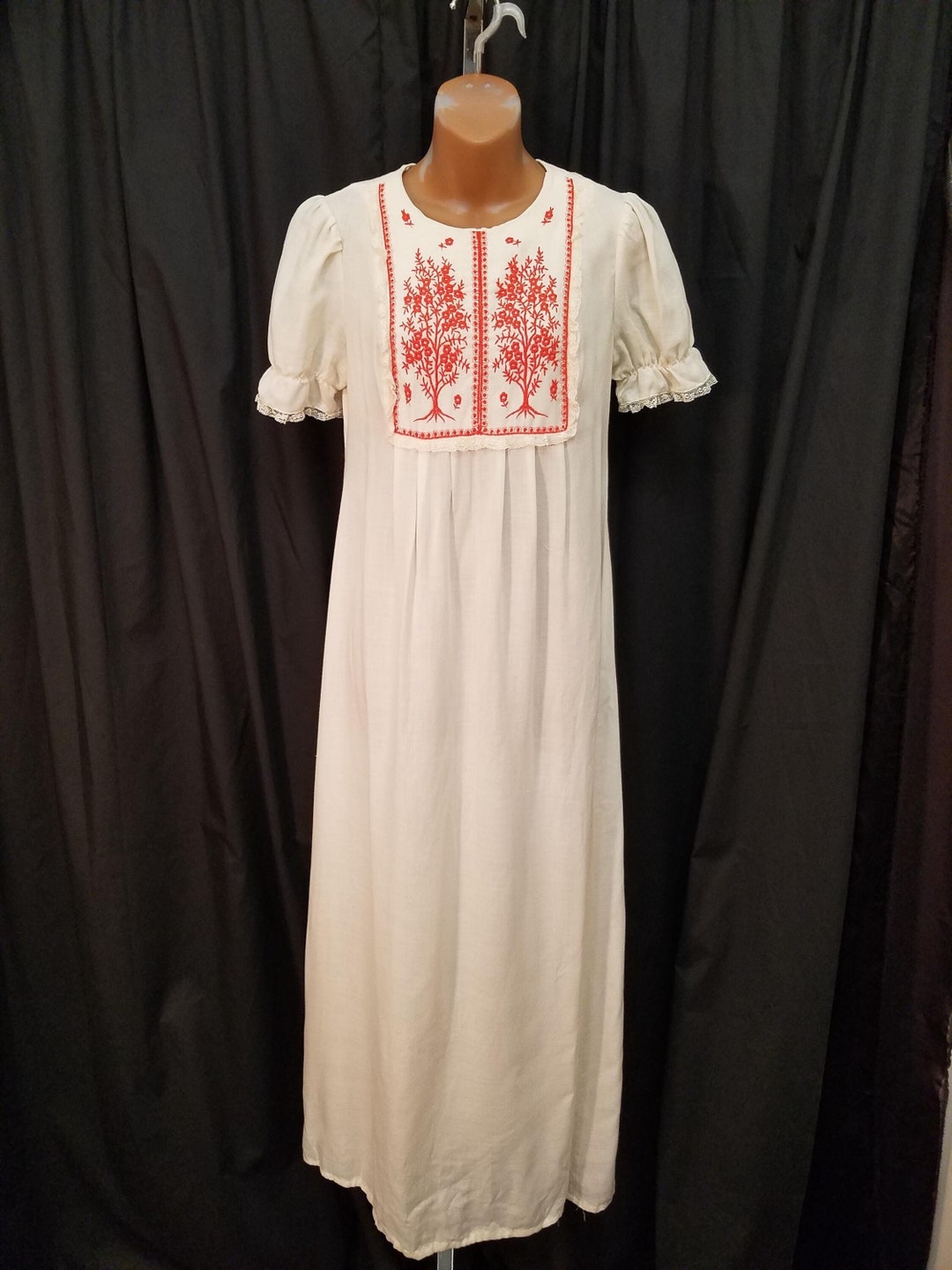 Vtg 1970's Rae Dolls San Francisco Gunne Sax Style Ivory W Lace ...