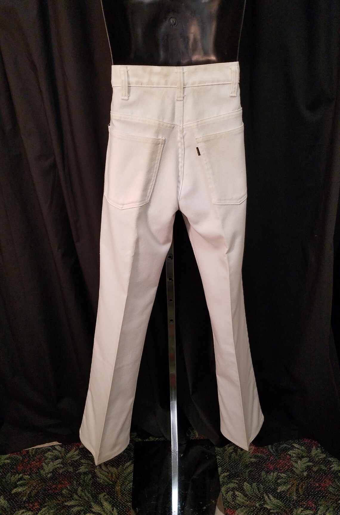 Vtg 1960s Big E Levi's Sta-prest White Pants Trousers Slacks Slight ...