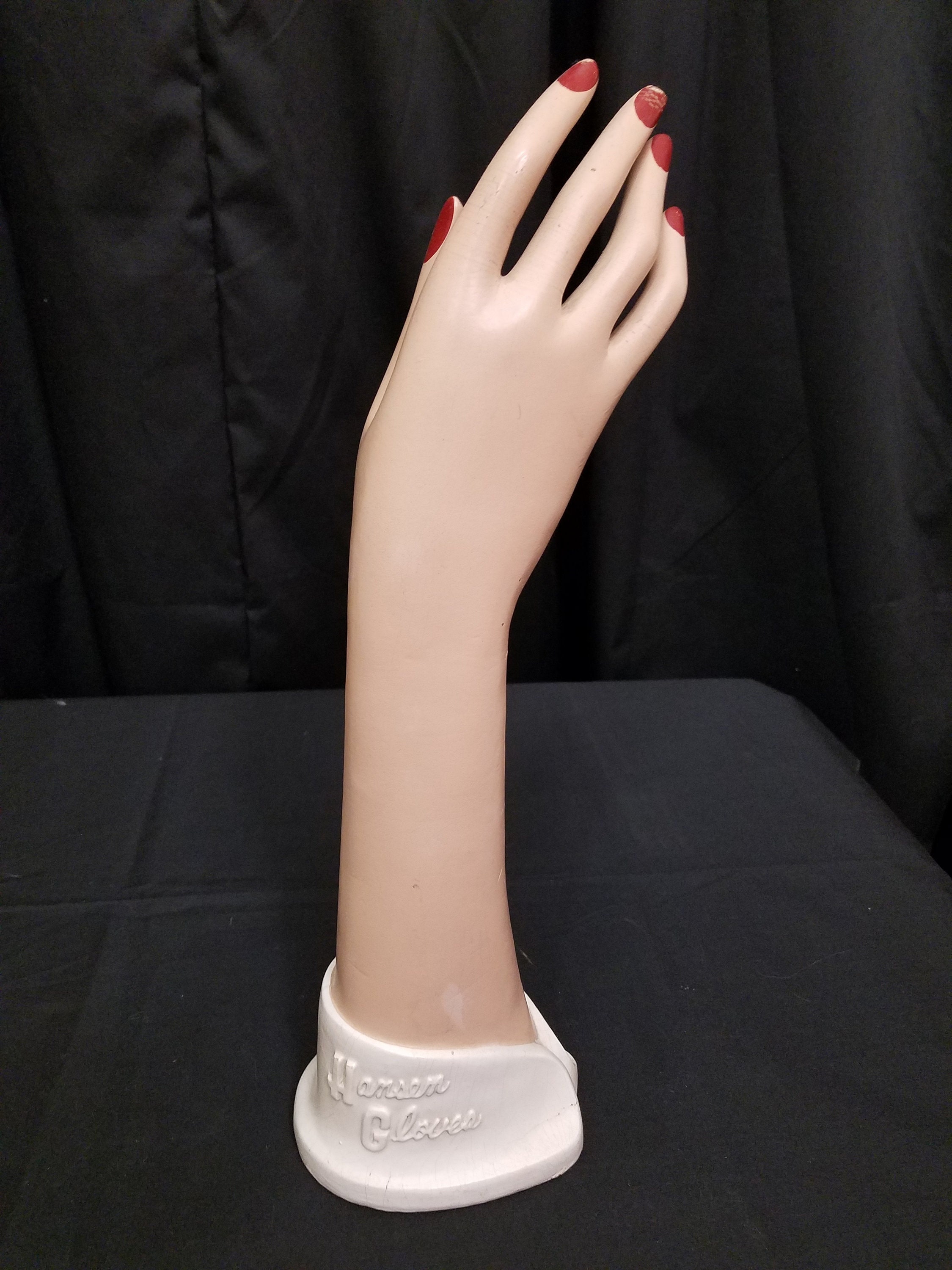 Vintage Art Deco Plaster of Paris Hand Mannequin Gloves Store - Etsy
