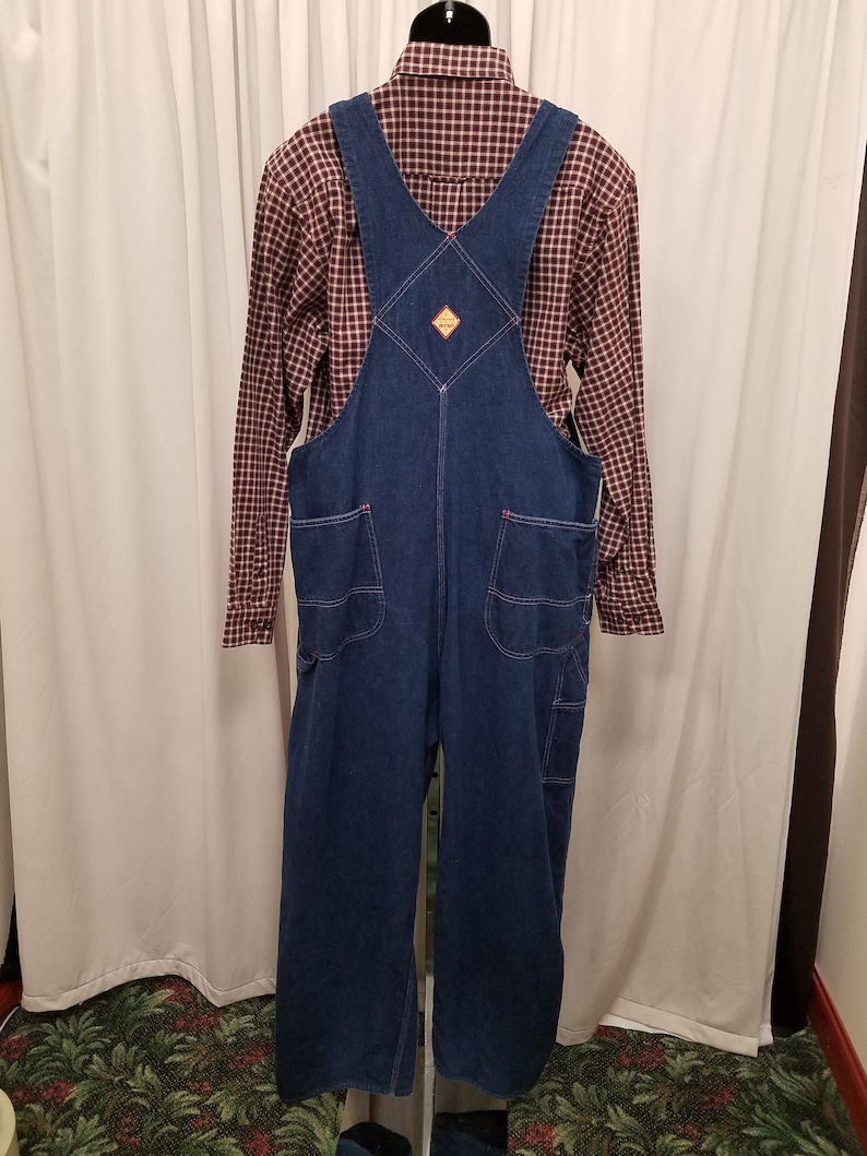 Vintage 1950s JC Penny Pay Day Dark Blue Denim Bib Overalls - Etsy