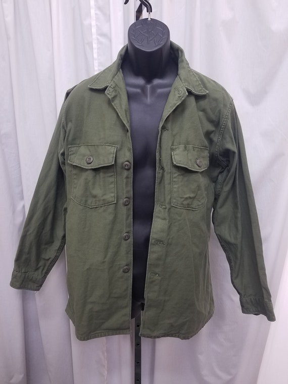 Vtg Vietnam 1968 OG 107 Military Button up Uniform Shirt / US - Etsy