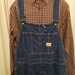 Vintage 1950s JC Penny Pay Day Dark Blue Denim Bib Overalls, Dungarees ...