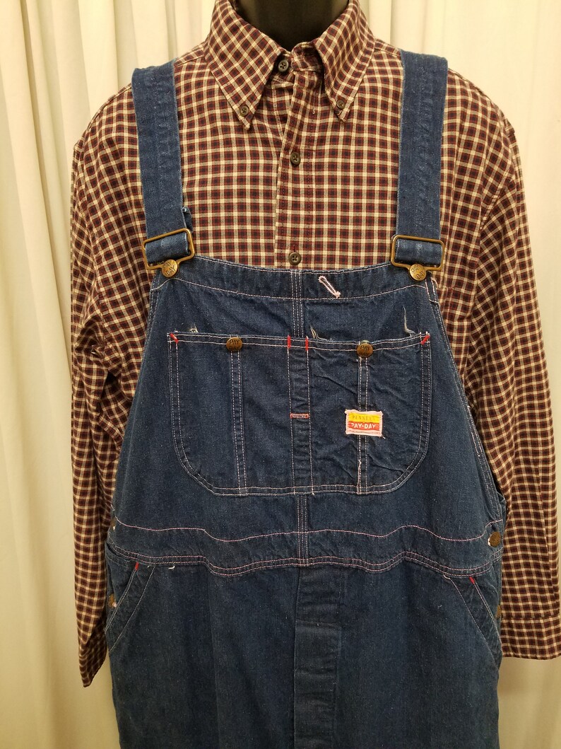 Vintage 1950s JC Penny Pay Day Dark Blue Denim Bib Overalls - Etsy