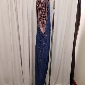 Vintage 1950s JC Penny Pay Day Dark Blue Denim Bib Overalls, Dungarees ...