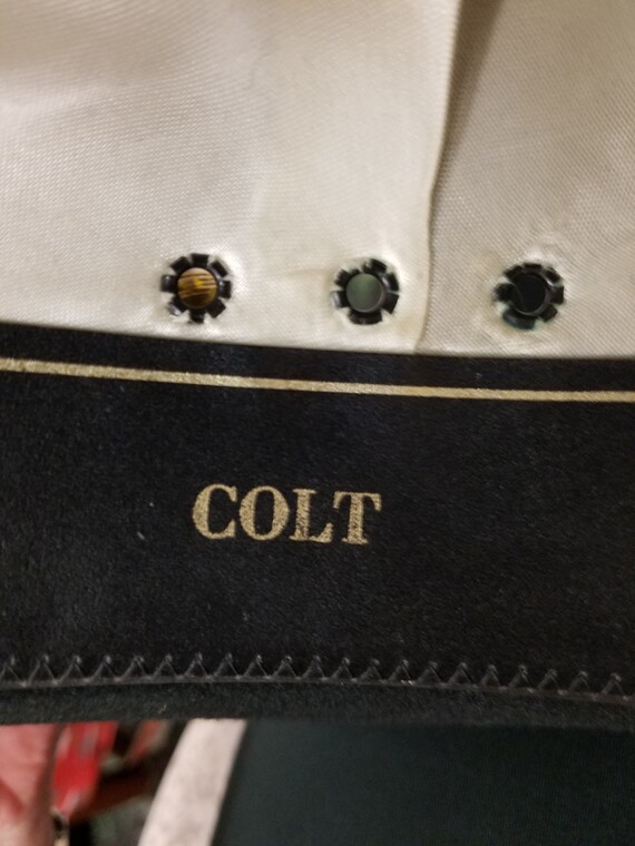 Vtg 1970s Bailey Colt Black 100% Wool Rancher Cowboy … - Gem