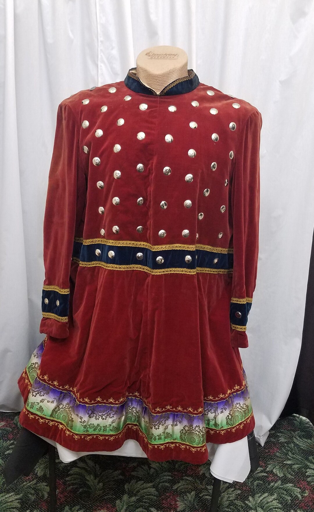 Rare Early 1900s Henderson Ames Co Maroon Velvet Ceremonial Oddfellows ...