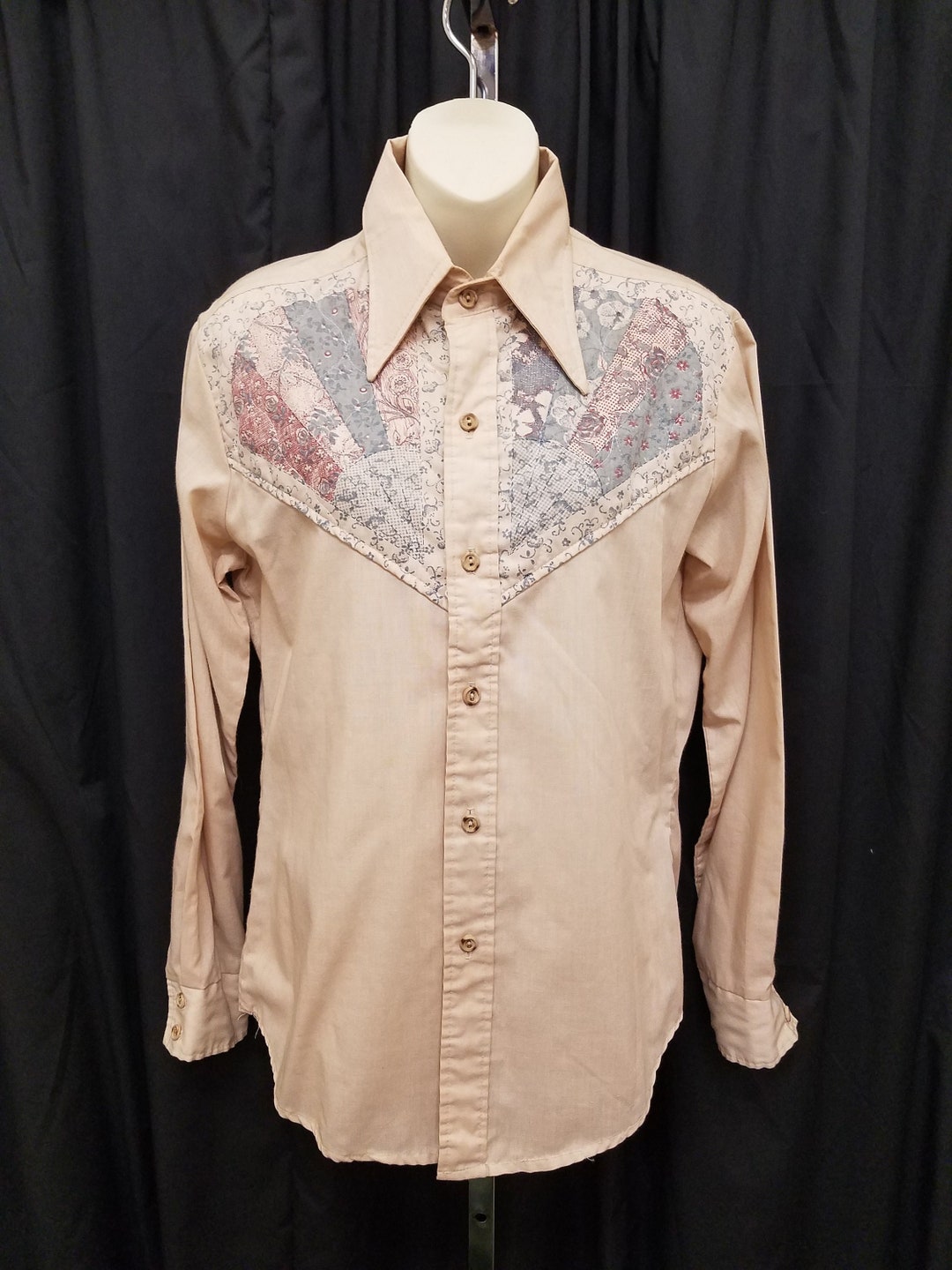 Vintage Women's 1970s Alfie California Ranch Wear Cowgirl Beige Poly ...
