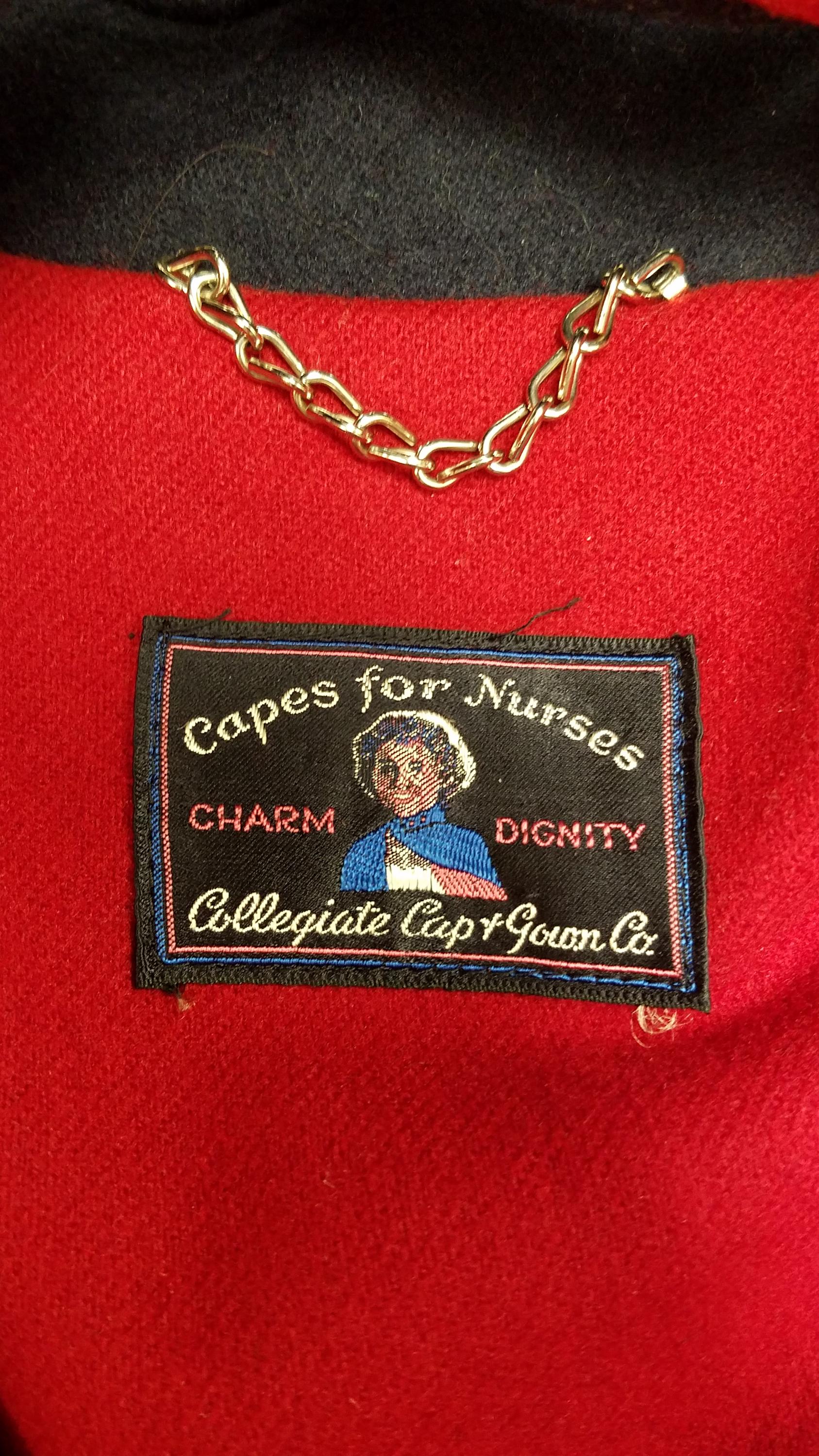 Vtg 1940s WWII Original Capes for Nurses Charm Dignity Collegiate ...