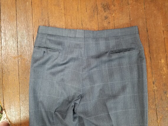 Vintage 70s Sansabelt Jaymar Navy Wool Blend Western … - Gem