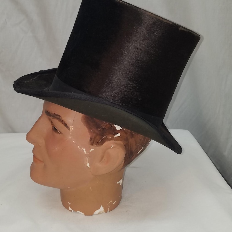 Edwardian Silk Top Hat - Etsy