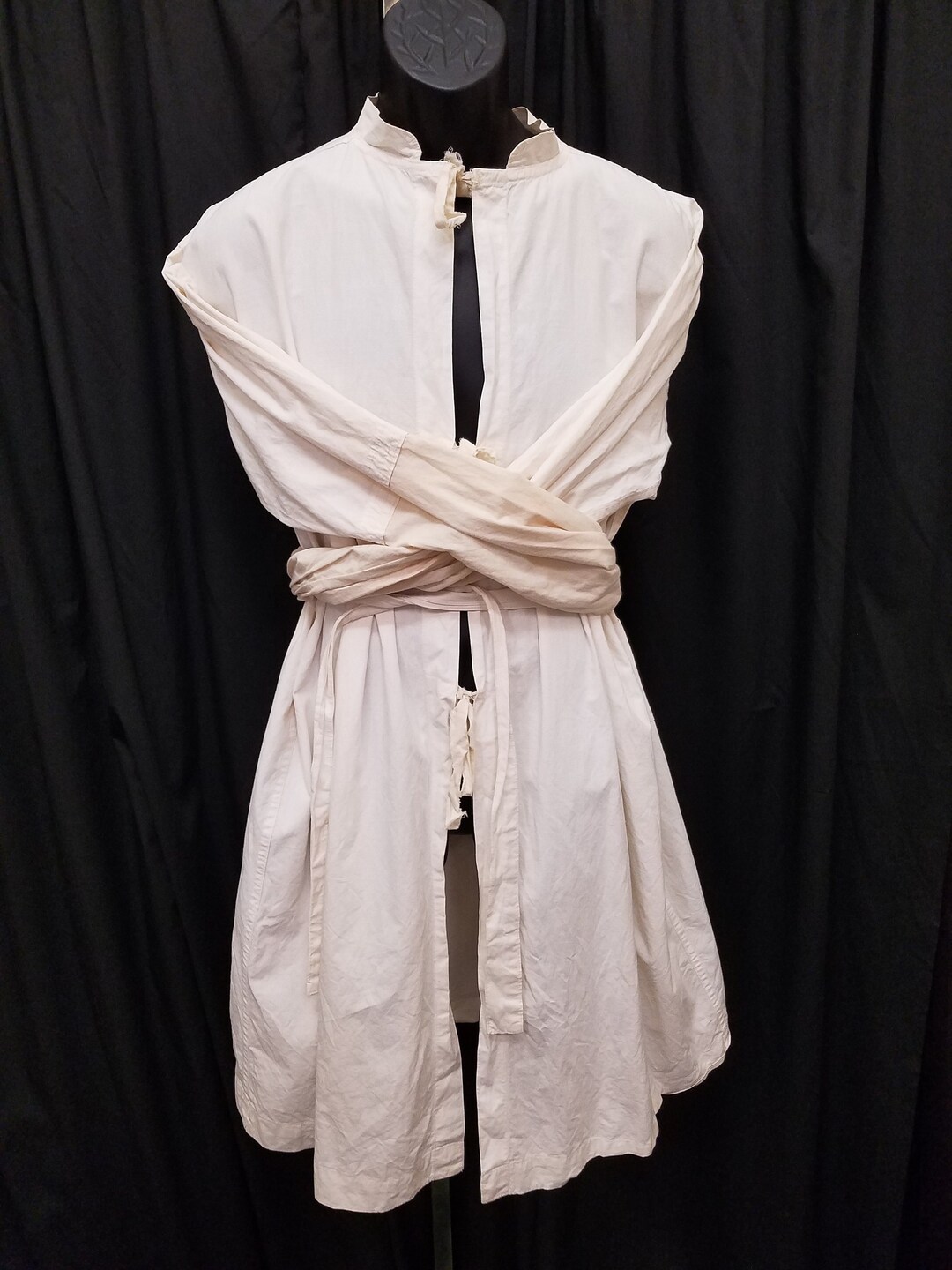 Authentic Antique Vtg 1920s Straitjacket Off-white Cotton Institutional ...