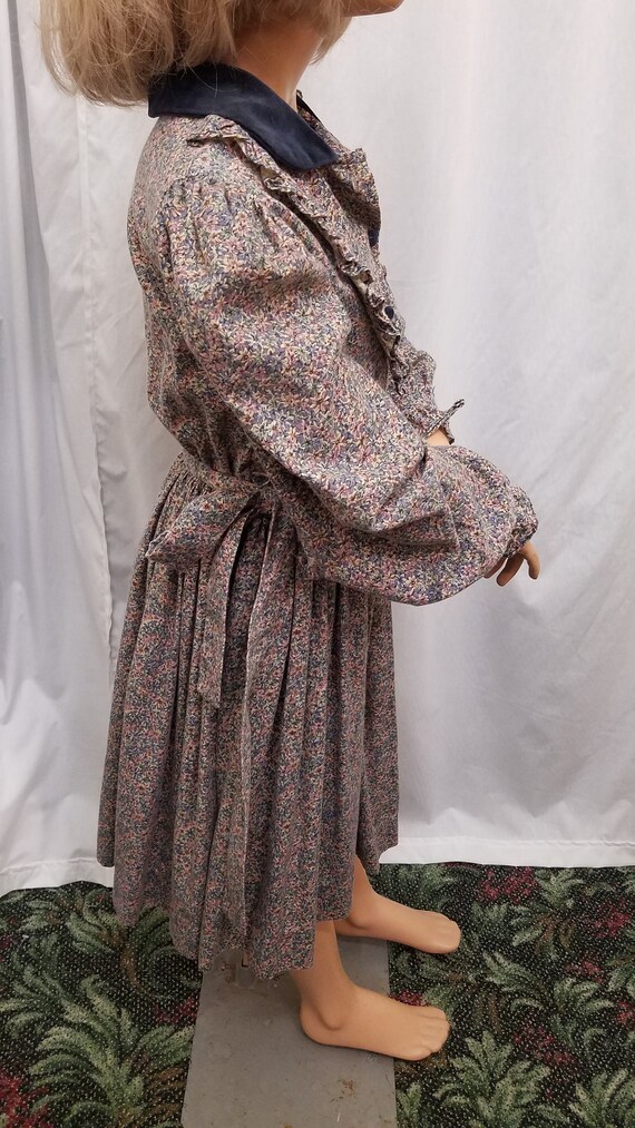 RARE Vintage Child's Yves Saint Laurent Floral Suede … - Gem