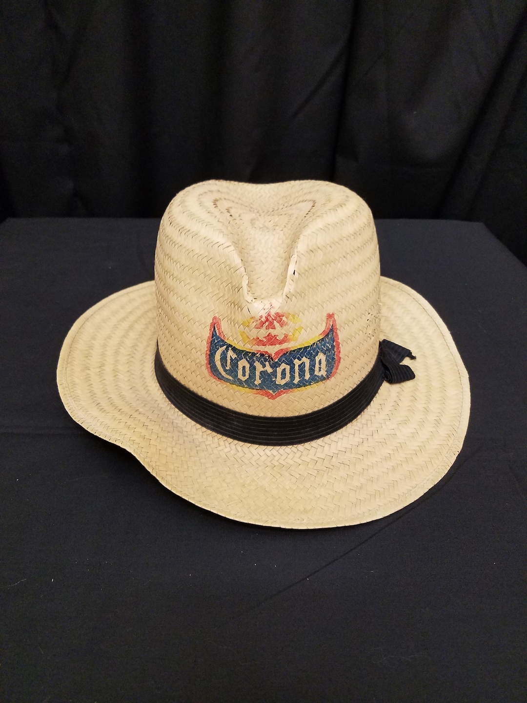 Vintage 1960's Corona Beer Straw Beach Hat Beer - Etsy