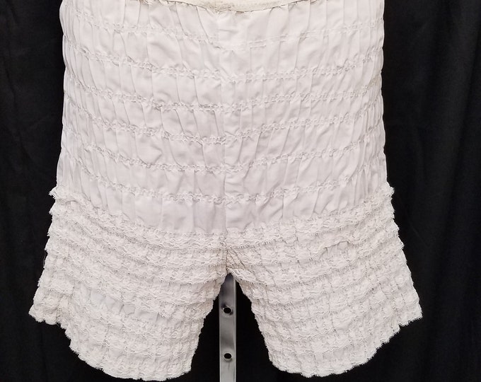 Vintage 1950's White Bloomers by Malco Modes San Francisco W Lace ...