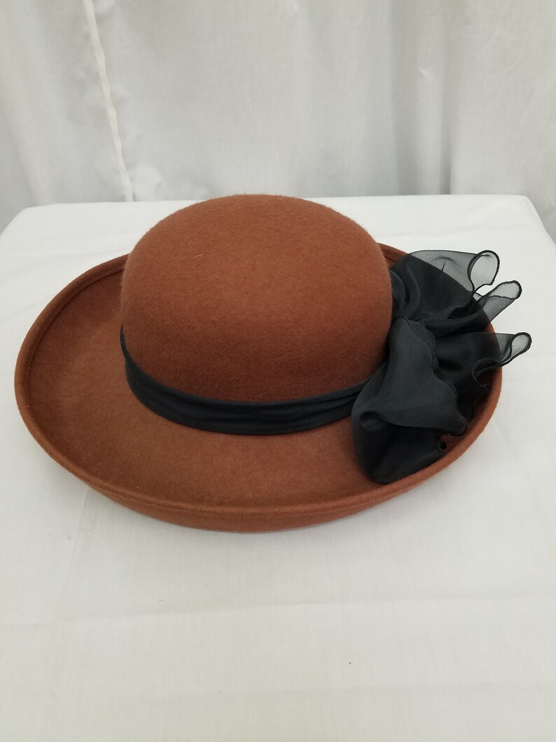 Vintage 1950s Arlin Designer Rust 100% Wool Molded - Etsy