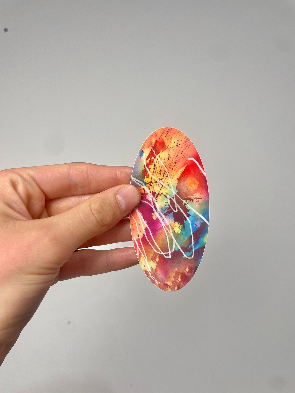 Abstract Sticker Pack “CMYK”: Original Art Unique Waterproof Vinyl ...