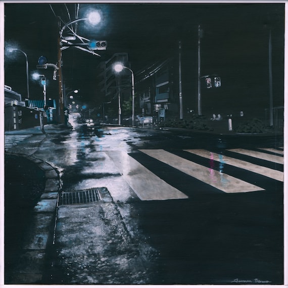 Fine Art Print of Acrylic Realistic Painting into the - Etsy