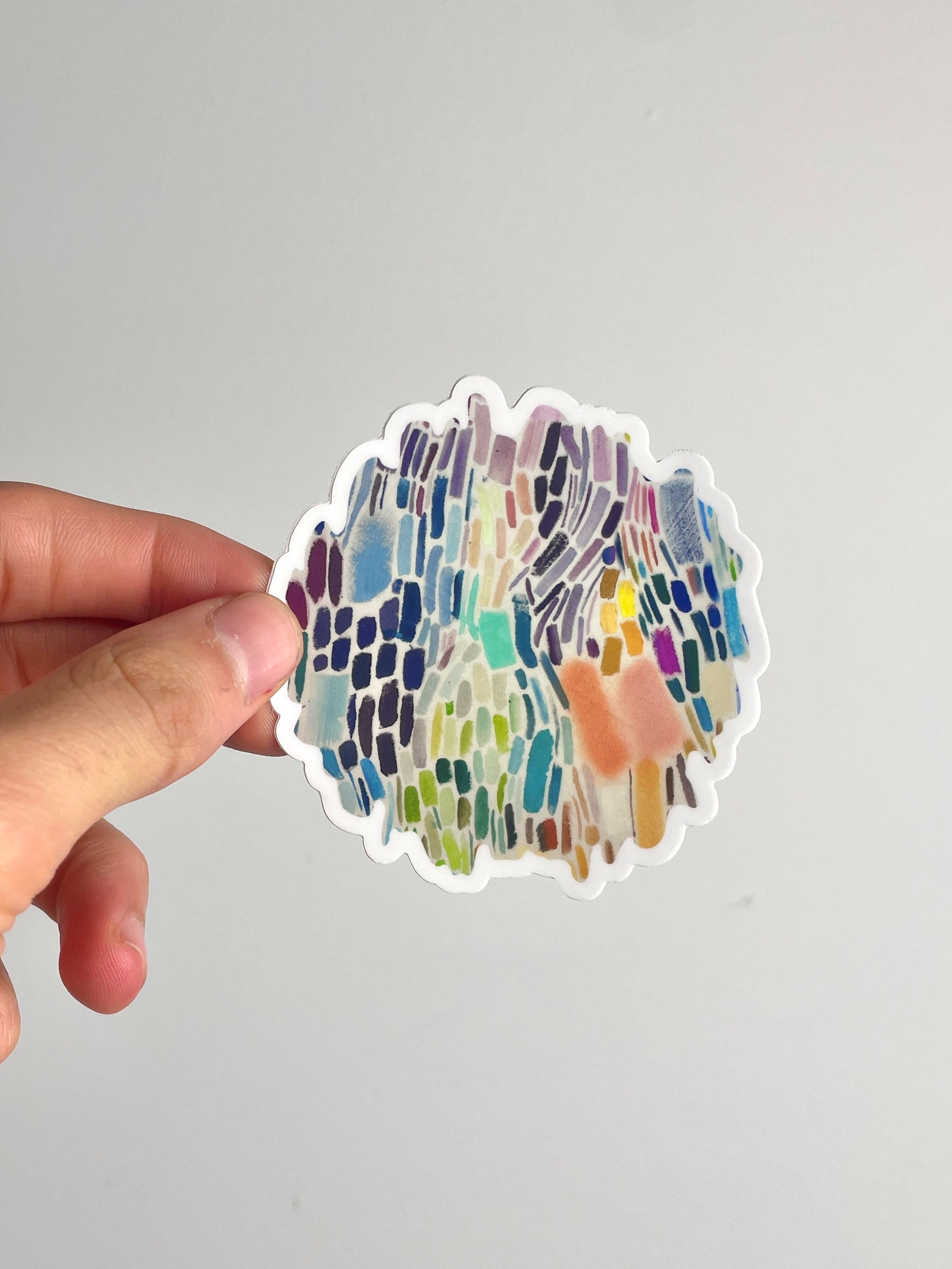 Abstract Sticker Pack 1: Original Art Unique Waterproof Vinyl Stickers ...