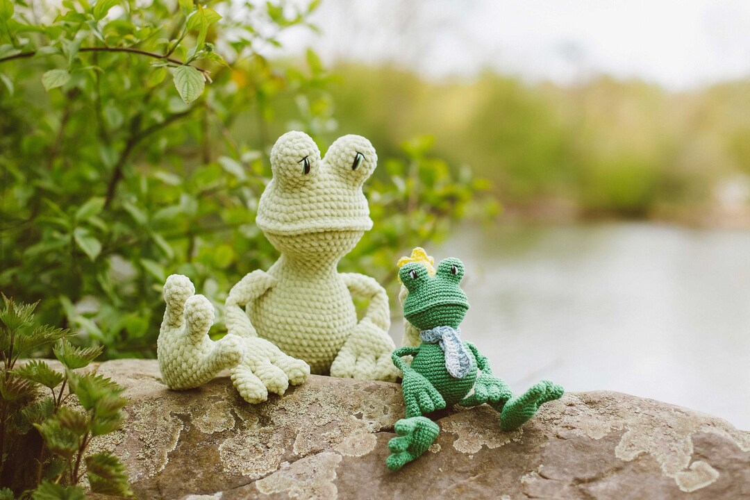 Friedrich Frog Crochet Pattern German - Etsy