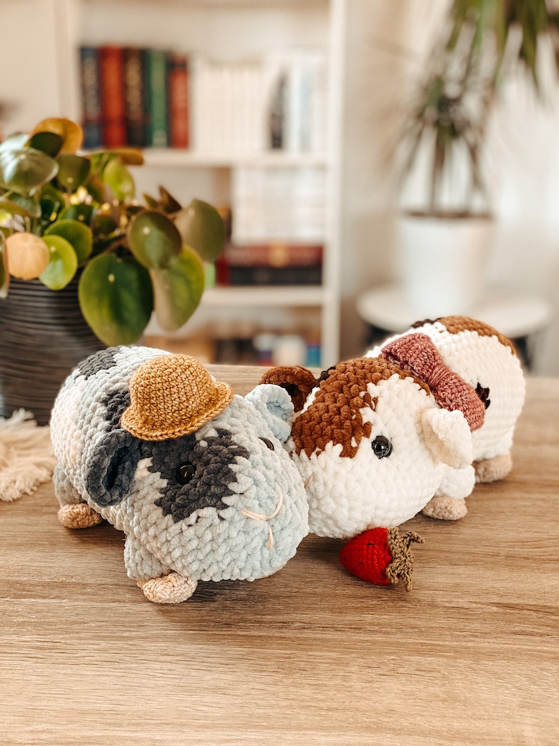 Max and Merle Guinea Pig Crochet Pattern German - Etsy