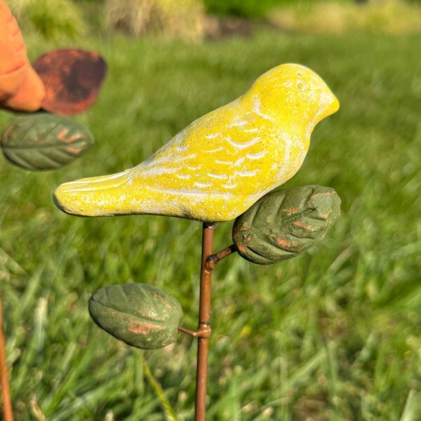 Bird Planter Stake - Etsy