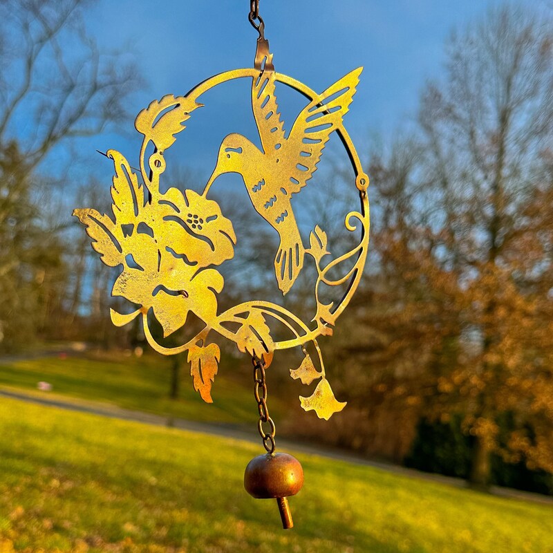 Hummingbird Bell - Etsy