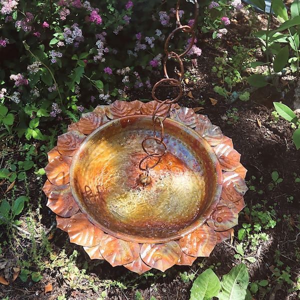 Rain Chain Basin - Etsy